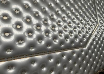 China Laser Welded Stainless Steel Pillow Plate Heat Exchanger for Beer Tank Cooling 304 for sale