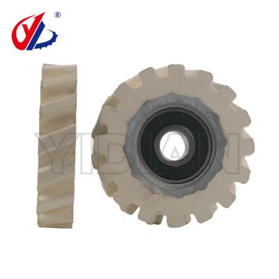 China Rubber Press Roller With Tracking Angles For NANXING Edgebander φ65*φ12*14mm for sale