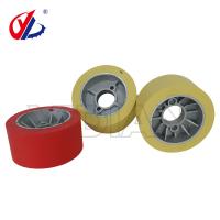 China 120*35*60mm Power Feeder Parts Press Wheel Rubber Feeding Wheels For CNC Machine for sale
