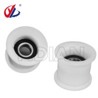 China L41mm Saw Spare Parts Nylon Swing Arm Wheel For Sliding Table Panel Saw for sale