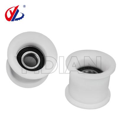 China L41mm Saw Spare Parts Nylon Swing Arm Wheel For Sliding Table Panel Saw for sale