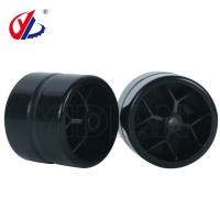 China Edgebander Bracket Roller / Edge Banding Machine Plastic Wheel 28*3*26mm for sale