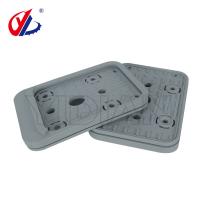 China 160*115*17mm Upper Suction Plates Rubber Pads With Step For Precision CNC Machine for sale
