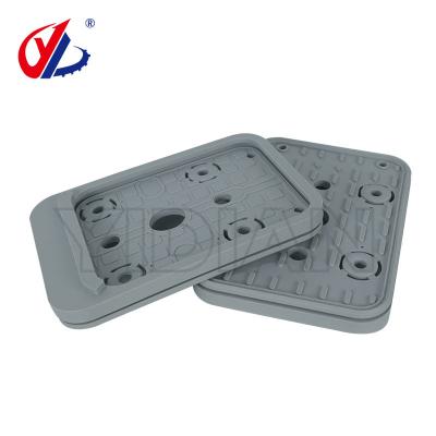China 160*115*17mm Upper Suction Plates Rubber Pads With Step For Precision CNC Machine for sale