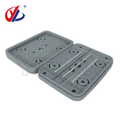 China 160*115*17mm Lower Suction Plate Rubber Pads Without Step For CNC Machine for sale