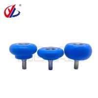China Pressure Roller With Bearing Woodworking Wrapping Machine Silicon Wheel for sale