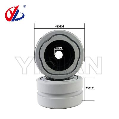 China φ48*φ20*25mm Press Wheel Rubber Roller For Woodworking Edge-Banding Machine for sale