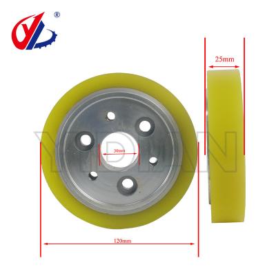 China 120*30*25mm PU Feeding Roller With Six Holes For Woodworking Four Sides Planer for sale