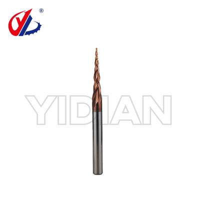 China Tungsten Solid Carbide Mill Tapered Ball Nose End Mill Cnc Taper Milling Cutter for sale