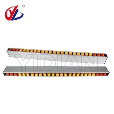 China Aluminum Roller Track for Edgebander with Plastic Rubber Rollers for sale