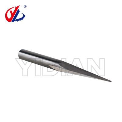 China Double Edged Straight Groove Pointed Knife CNC Cutting Tool for sale
