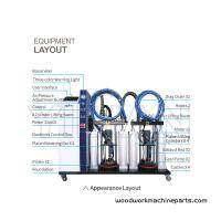 China Tshare XE320S-B PUR Two-Color Glue Machine 20-Second A/B Bucket Switching for Edge Banding for sale