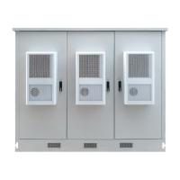 China Multifunctional Tri Bay Weatherproof Outdoor Enclosure Electrical IP55 Protection for sale