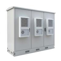 China SY-OE-AS06-2 Tri-Bay Outdoor Enclosure IP55 1800x800x2000mm AC/DC Cooling for sale