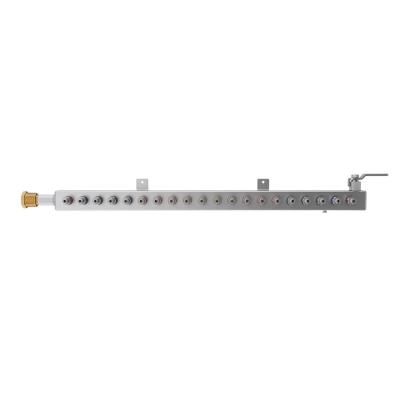 China MDU030S Single-Pipe Rack Manifold for Cold Plate Cooling 30x30/40x40/50x50 SUS304 SUS316L for sale