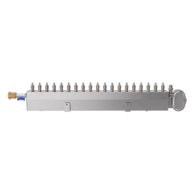 China MDU030D Double-Row Rack Manifold for Cold Plate Cooling 30x30/40x40/50x50 SUS304 SUS316L for sale