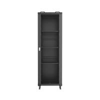 China SY-NCB60842W 42U Server Rack Cabinet 600x800x2055 mm Tempered Glass Door for sale