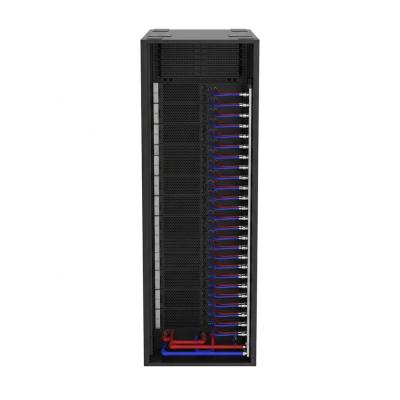 China Wide 47U Cold Plate Liquid Cooling Cabinet 800x1200x2200 mm Rack with Integrated Manifold for sale