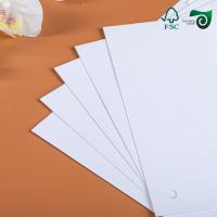 China FSC 270gsm 280gsm 300gsm 330gsm C2S Double Glossy Art Paper Blue Black Core for sale