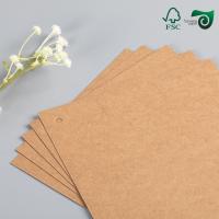 China FSC 150g 350g Brown Polycoated Kraft Paper Single Double Sided for Cups   Bowls for sale