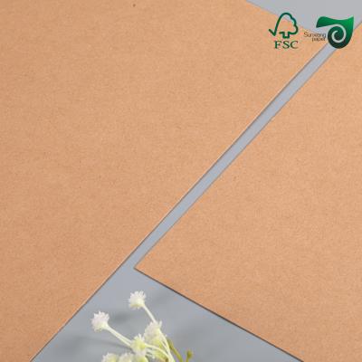 China FSC 0.5mm 400gsm Reddishness Kraft Paper Board Offset Printing For Packing Box for sale