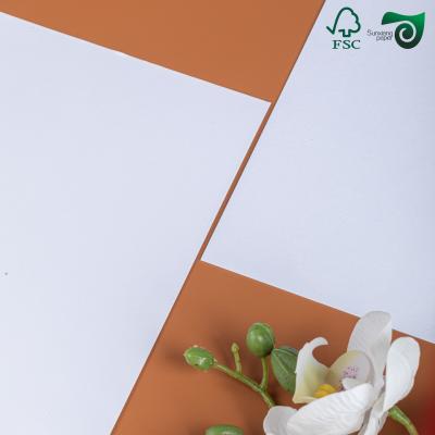 China 255g FSC Single Coated Ivory White Cardboard Low Weight For Writing for sale