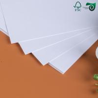 China 315gsm FSC Single Coated White Ivory Board For Writing Applications for sale