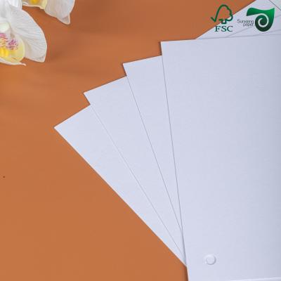 China 2mm Recyclable Double Sided White Ivory Board FSC High Stiffness For Hangtags for sale