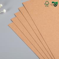 China FSC 160gsm Eco Friendly Unbleached Striped Kraft Paper Rolls For Flower Packing for sale