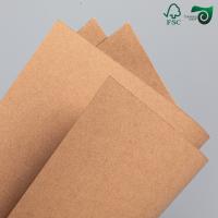 China FSC Certified Food Grade 350gsm Brown Kraft Board For Lunch Box Food Packaging for sale