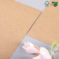 China FSC Certified 300gsm Virgin Reddish Brown Kraft Wrapping Paper Rolls For Custom Wrapping Boxes for sale