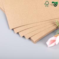 China FSC 450gsm High Density Food Grade Kraft Paper Ultra Thick Anti Crush Waterproof Packaging Board for sale