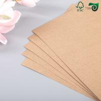 China 140g 15g Brown Kraft Liner Paper Single Sided PE Coated Food Grade For Packaging for sale