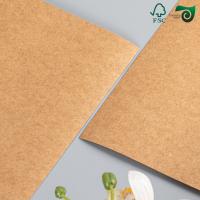 China FSC High Tear Strength 250gram 270gram Brown Kraft Liner For Gift Carton for sale