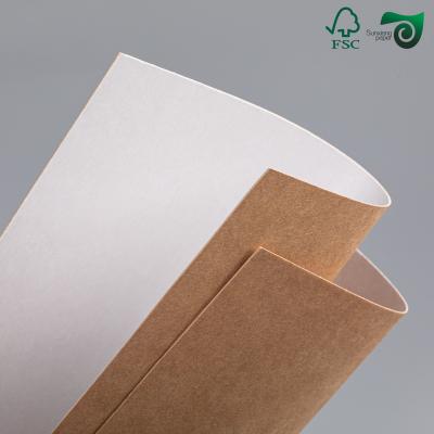 China High Stiffness Food Grade Paperboard 215gsm 400gsm Single Sided Coated Cardboard for sale