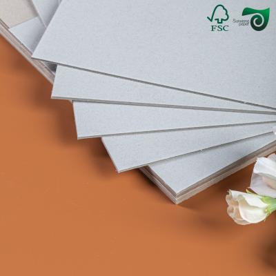 China Double Faced Grey Card Board 0.5mm 4mm Thickness For Duplex Book Binding FSC for sale