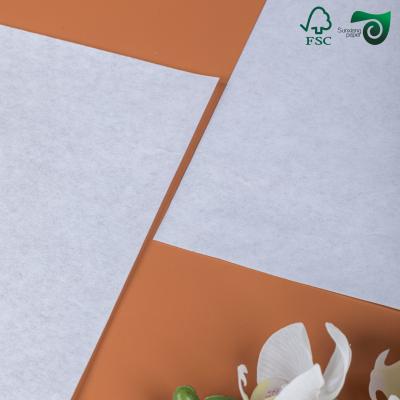 China FSC 40gsm 90gsm White Waterproof Paper For Grape  Vegetable Wrapping Bags for sale
