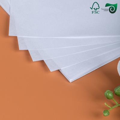 China White Double Sided Silicone Coated Paper 40gsm  Waterproof Grease-Proof Paper Roll for sale