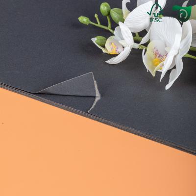 China FSC Certified Fold Resistant Black Chipboard  160gsm 180gsm  Ideal For Book Covers for sale