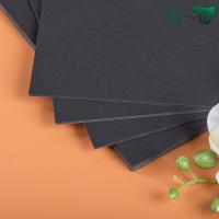 China 400gsm 300gsm FSC Odourless Cardboard Paper Black 700mm 1000mm For Wine Boxes for sale