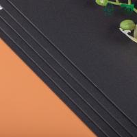 China Book Binding Board 300gr 350gr Uncoating Solid Black Paper For Shopping Bag 70cm 100cm for sale