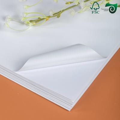 China FSC Sticker Paper 80gsm White Wet Strength Paper for sale