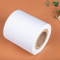 China 80gsm White Cardboard 70cm 100cm High Gloss Labels One Sided Chrome Coated Paper for sale