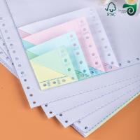 China FSC 48gsm 50gsm Carbonless Copy Paper Sheets For Receipts Black Blue Image Options for sale