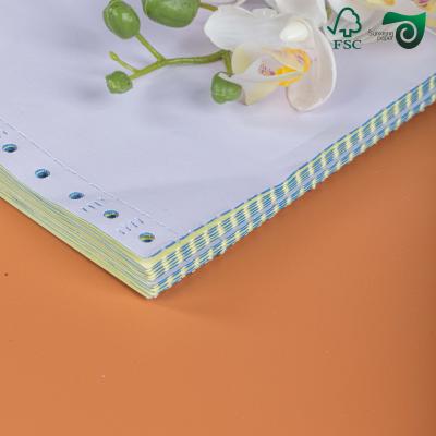China FSC White Canary Pink Blank CFB NCR Carbonless Copy Paper For Laser And Inkjet Printers for sale