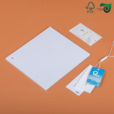 China FSC 210g Food Grade C1S SBS Solid Paperboard Single Side Coated White Cardboard for sale