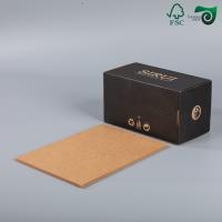 China FSC  Virgin Reddish Brown Kraft Wrapping Paper Rolls  Ideal For Custom Wrapping Boxes for sale