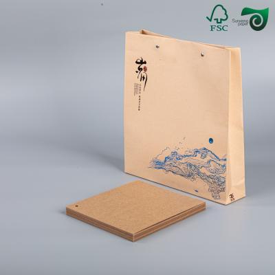 China FSC White Kraft Paper Rolls 150gsm 190gsm Ideal For Paper Bag Production For Premium Packaging for sale