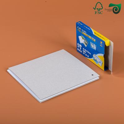 China FSC Eco Friendly  High Hardness Strong Grey Chipboard Sheets For Book Binding for sale