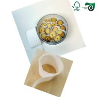 China FSC 35gsm Food Grade White Greaseproof Paper  Food Basket Liners For Sandwich for sale